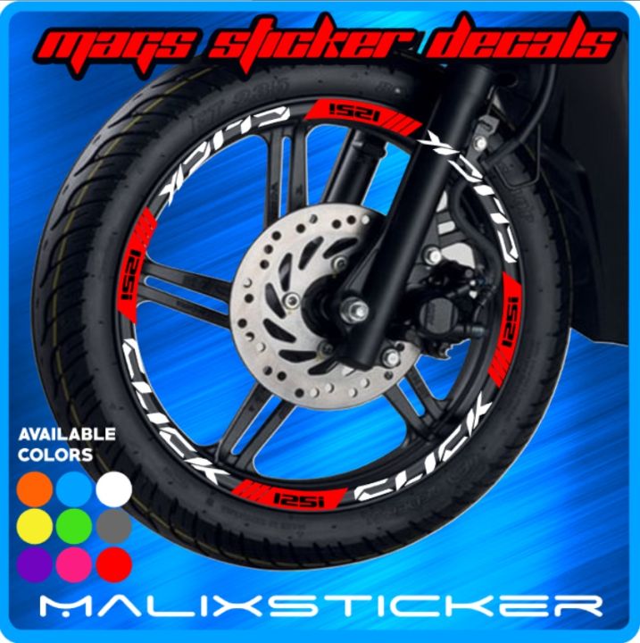 click 125 game changer mags sticker decal | Lazada PH
