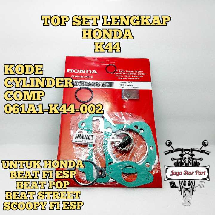 ORI PACKING TOP SET LENGKAP HONDA AHM K44 ASLI ORIGINIL HONDA AHM BEAT FI ESP BEAT POP BEAT ...