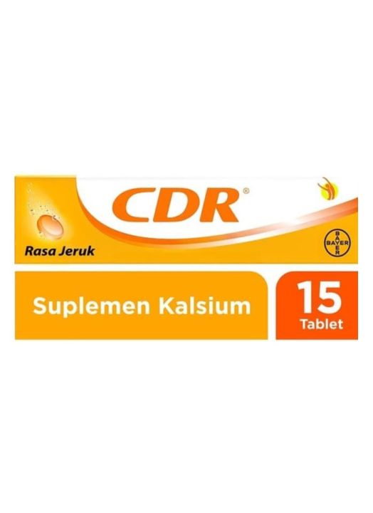 Tablet Vitamin CDR Rasa Jeruk isi 15 | Lazada Indonesia