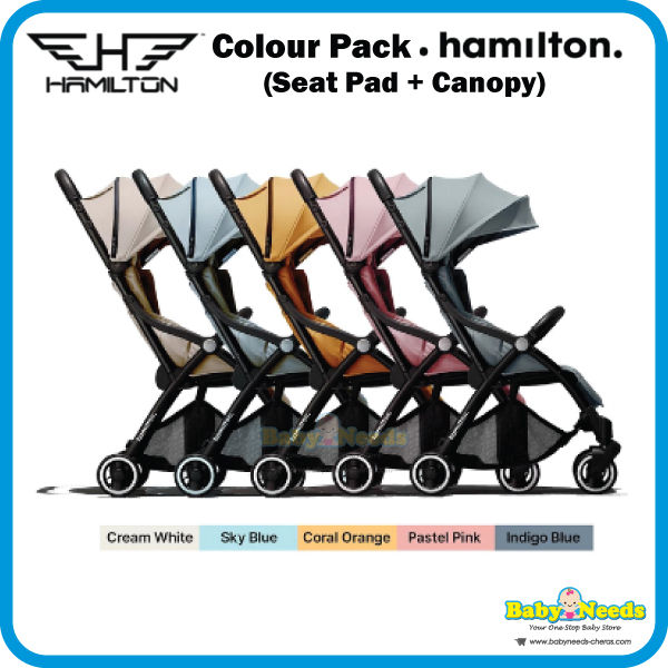 Hamilton X1 Plus Magic Fold Stroller Colour Pack (Seat Pad with Canopy ...