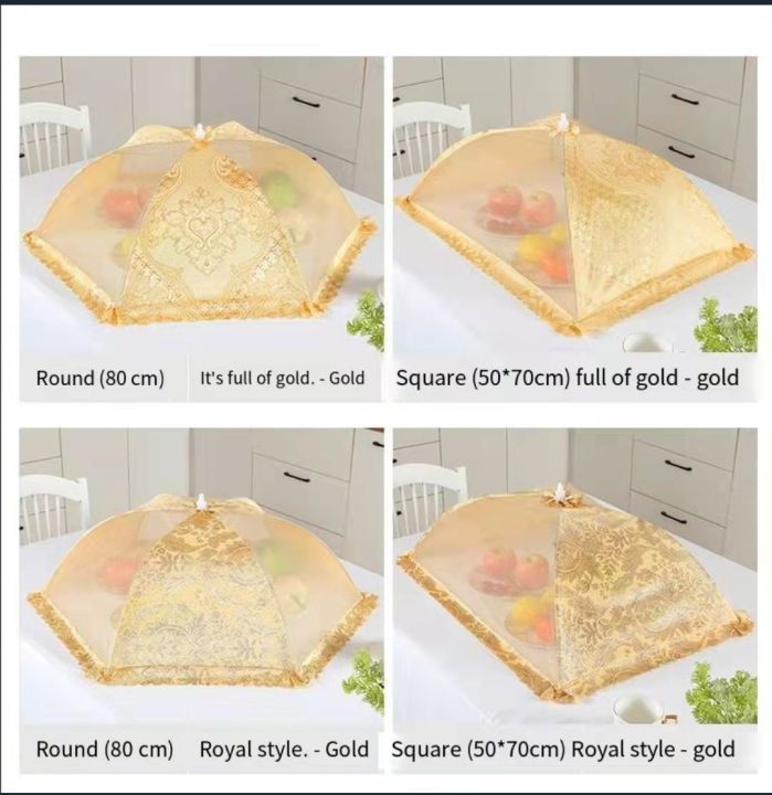 Food Cover Foldable/Collapsible Pop Up Food Net Cover/Table Food Cover ...