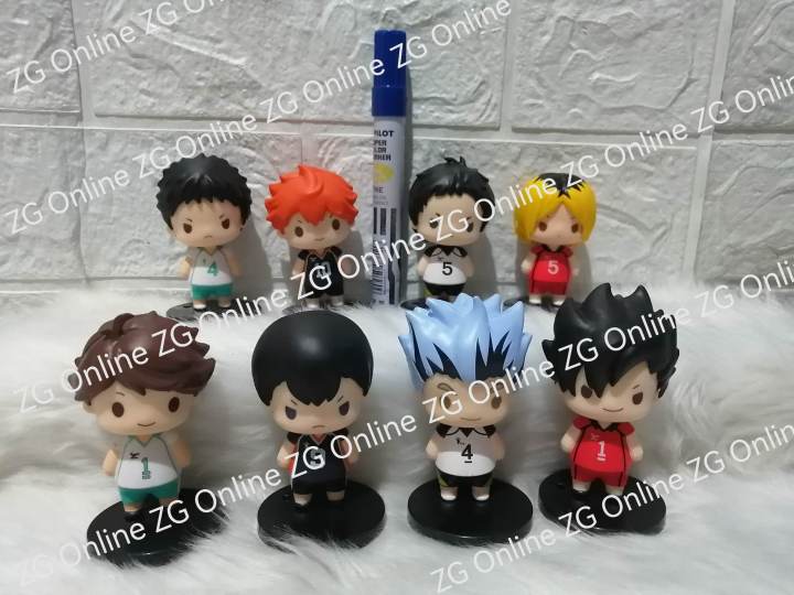 Haikyuu Chibi Set Collection Action Figure Cake Topper & Decoration ...