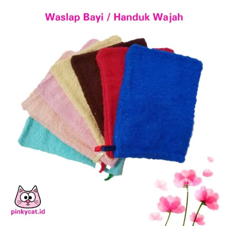 Waslap Handuk Lap Wajah Perlengkapan Bayi Halus Kasar Make Up | Lazada ...