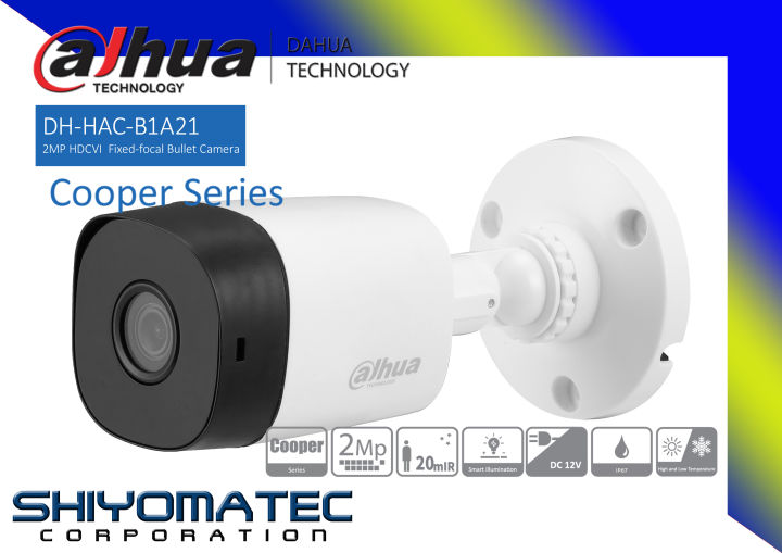 DAHUA DH-HAC-B1A21 2MP HDCVI Fixed-focal Bullet Camera | Lazada PH