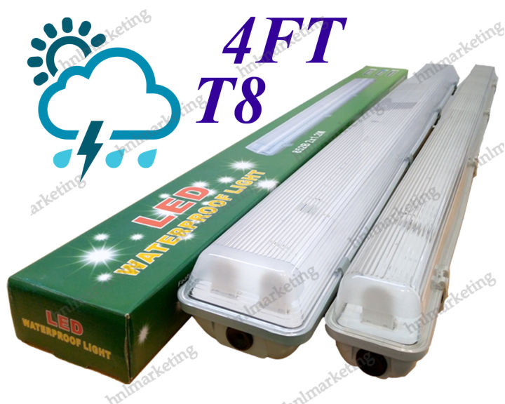 OUTDOOR LED 4FT T8 CASING FITTING WEATHER PROOF SINGLE DOUBLE | Lazada