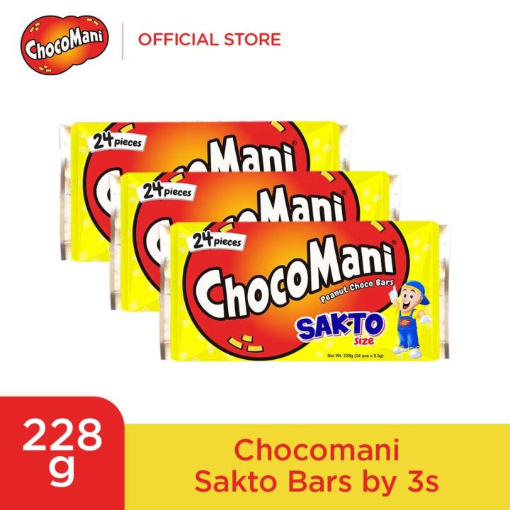 Chocomani Sakto Bars 228g x3 | Lazada PH