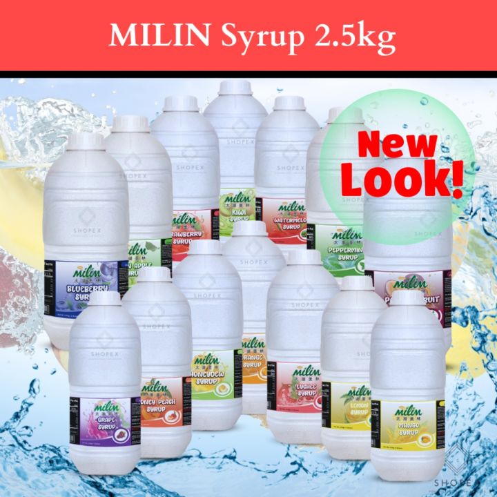 Milin Syrups 2.5kg / Milin Concentrated Fruit Syrup 2.5kg / Fruit Tea ...