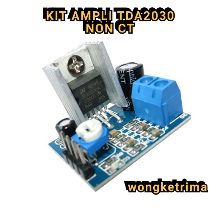 MODUL AMPLI TDA2030 NON CT KIT AMPLI TDA2030 | Lazada Indonesia