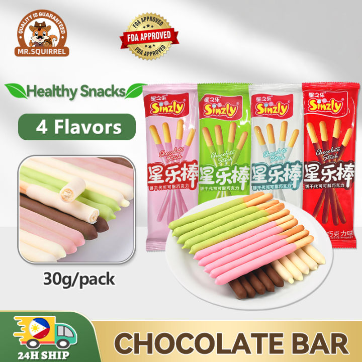 Chocolate Bar Assorted Biscuit Snacks Chocolate coated Biscuit stick ...