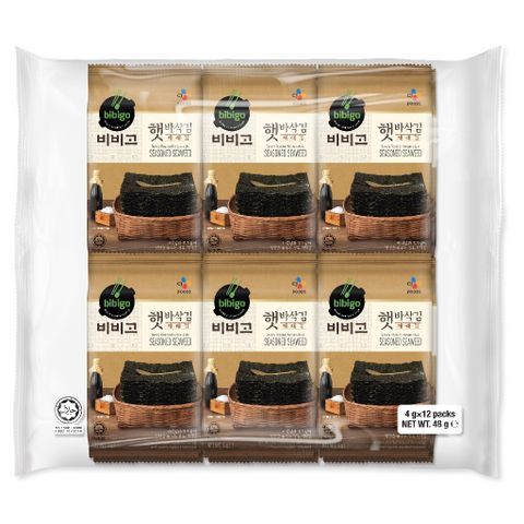 HALAL CJ BIBIGO ROASTED SEASONED SEAWEED (4G X 12PK) | Lazada