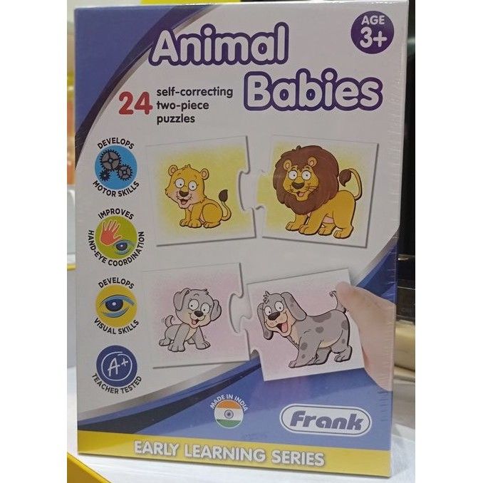 Animal Babies - Early Learner - Matching Game/Puzzla - Frank | Lazada PH