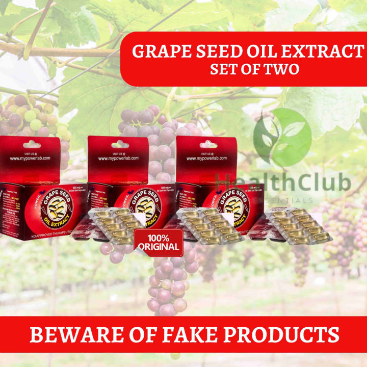 Grapeseed Oil Extract 60capsule by PowerLab Original Products-Authentic ...