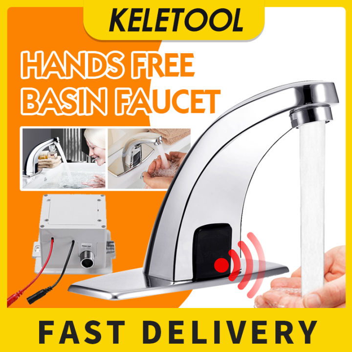 Hot & Cold Bathroom Automatic Touch Free Infrared Sensor Faucets ...
