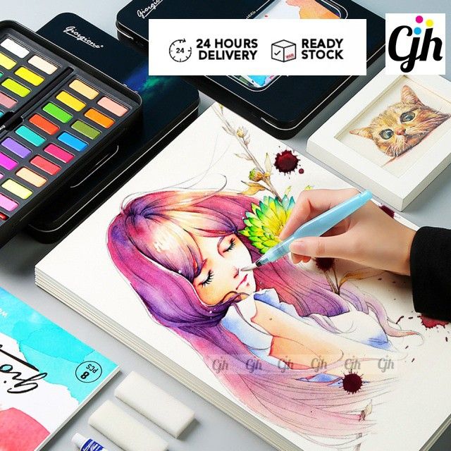 Giorgione Solid Watercolor Paint Set 36 Color | Lazada