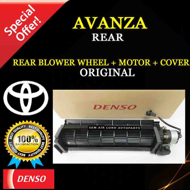 TOYOTA AVANZA 2006-2016 ORIGINAL DENSO ND REAR BLOWER WHEEL + MOTOR ...