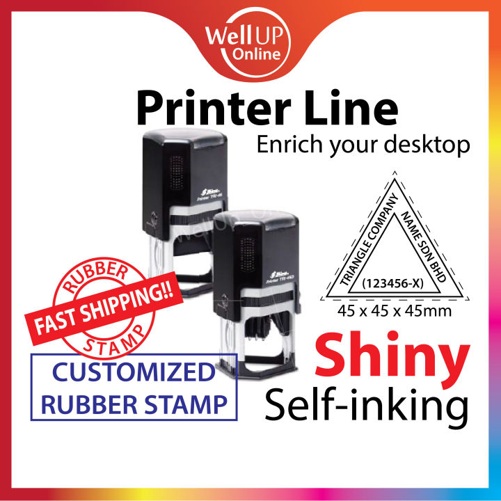 Rubber Stamp Cop 3 segi/Cop Dater Shiny - TRI series (Triangle) Dater ...