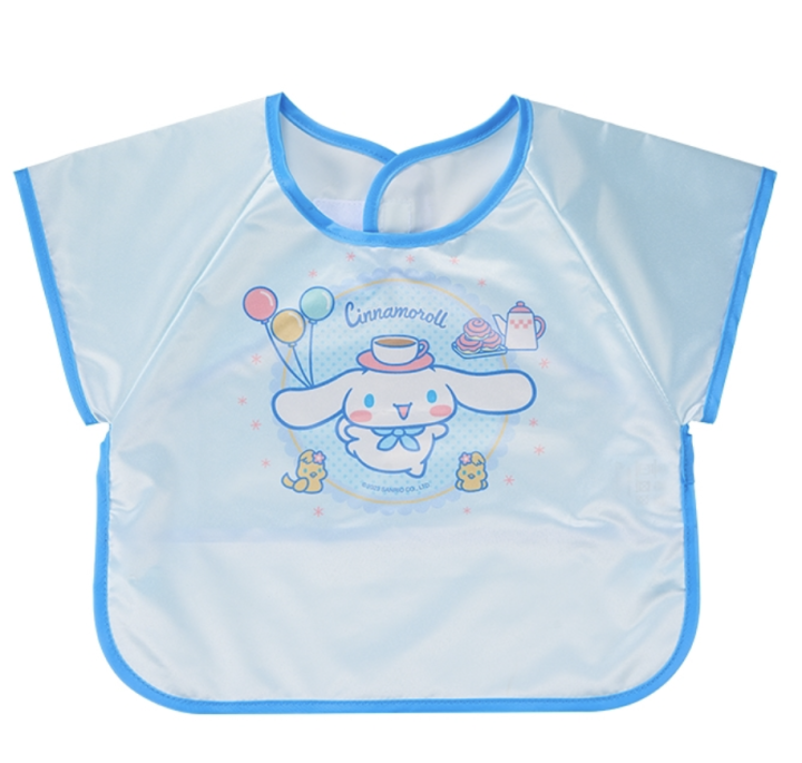 Richell Japan Cinnamoroll Half Sleeve Feeding Bibs for baby kids ...