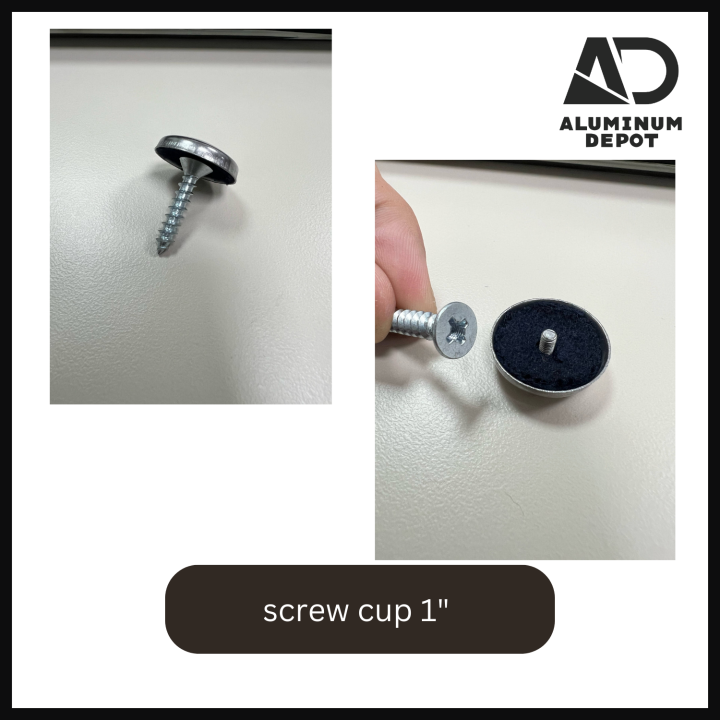 Screw Cup 1" 1/2" – Durable Screw Cover for Neat Finish (4pcs) | Lazada PH