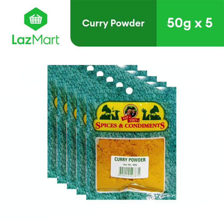 Fat & Thin Curry Powder 50g - Pack of 5 | Lazada PH
