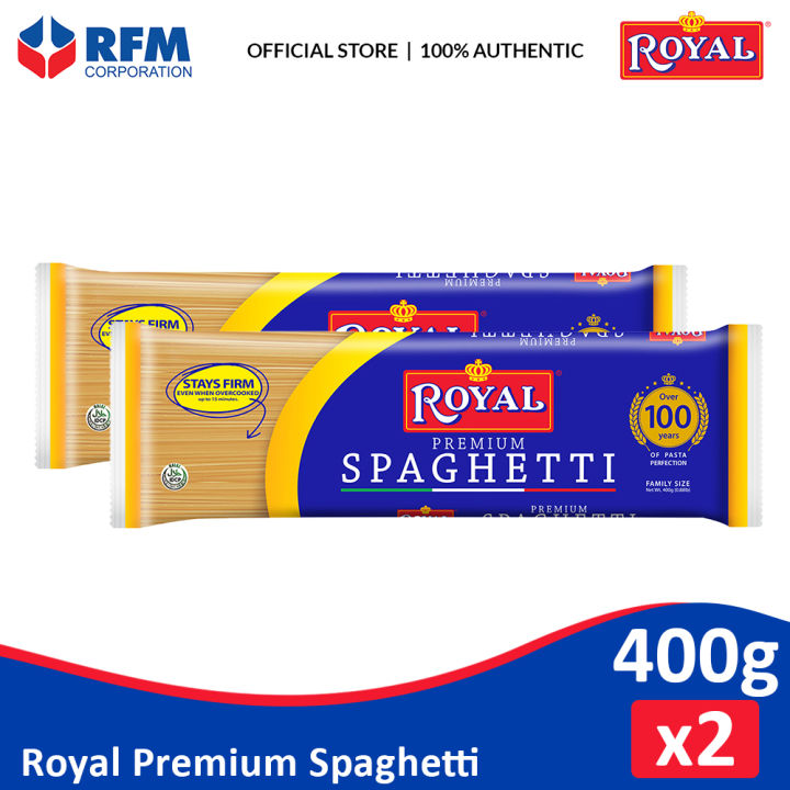 Royal Premium Spaghetti - Family Size 400g - Set of 2s | Lazada PH