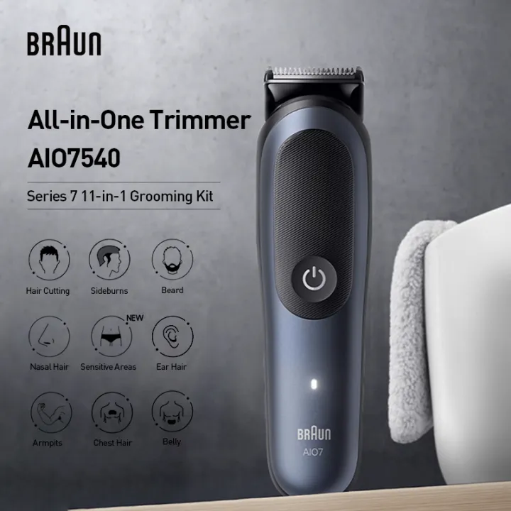 Braun all in 1 trimming kit Braun Series 7 AIO7540 Multi-Grooming Kit ...