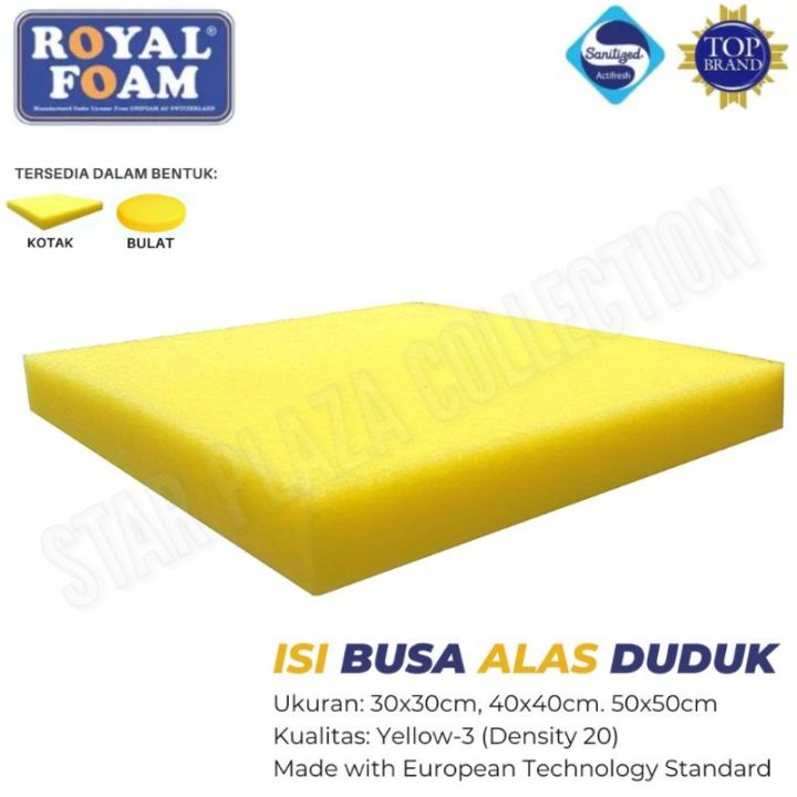 Busa Yellow Refill Bantal Alas Duduk Spon Alas Lesehan Lantai Jok Kursi ...