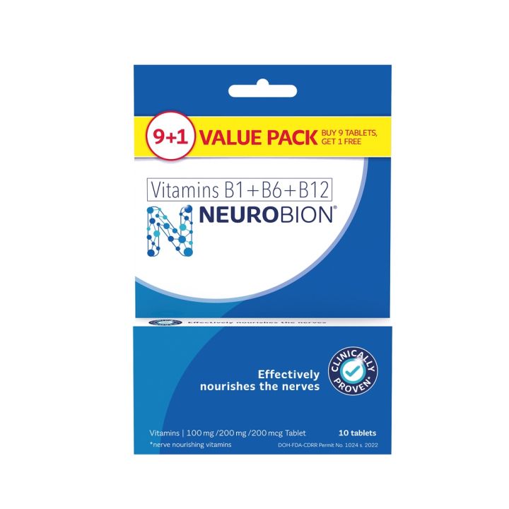 NEUROBION Vitamins B1+B6+B12 9+1 Value Pack | Lazada PH