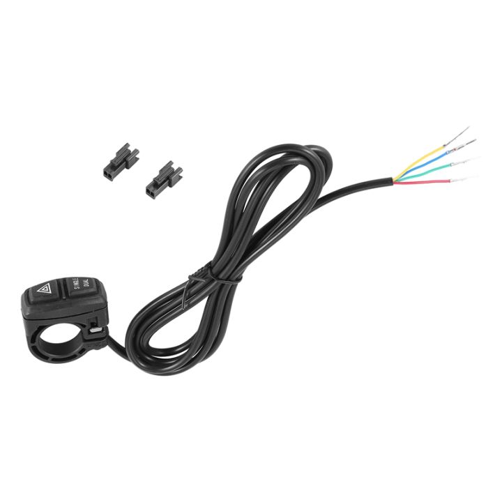 (KWIN) Single Dual Switch+Hazard Warning Switch/Indicator for Electric ...