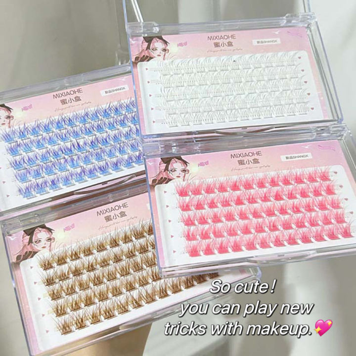 Fun live NEW Colorful 3D Soft Eyelash false eyelashes super special ...