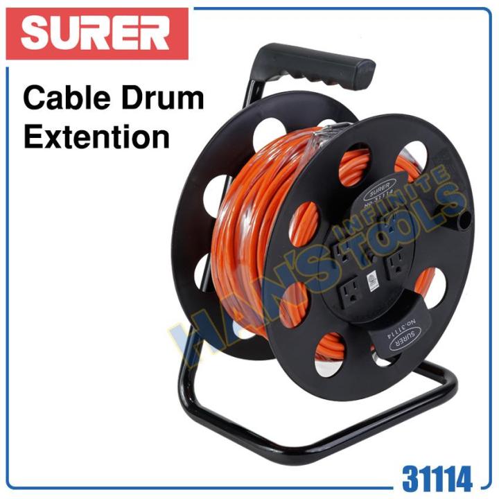 Surer Cable Drum Extension 100ft | Lazada PH