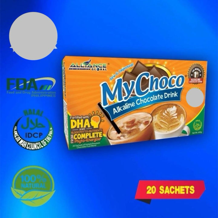 My Choco (Alkaline Chocolate Drink 20 sachets) | Lazada PH