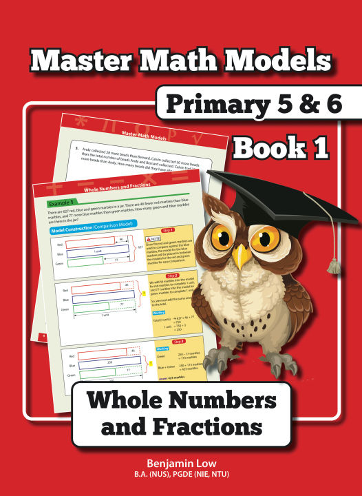 Master Math Models Primary 5 & 6 Book 1 – Whole Numbers and Fractions ...