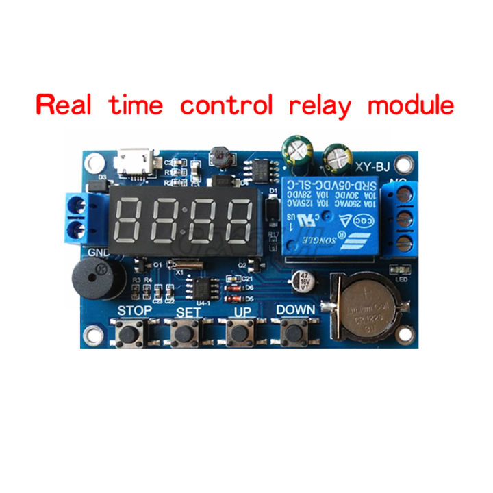 DC5-60V Real-time Relay Module Timer Control Switch Delay Relay With ...