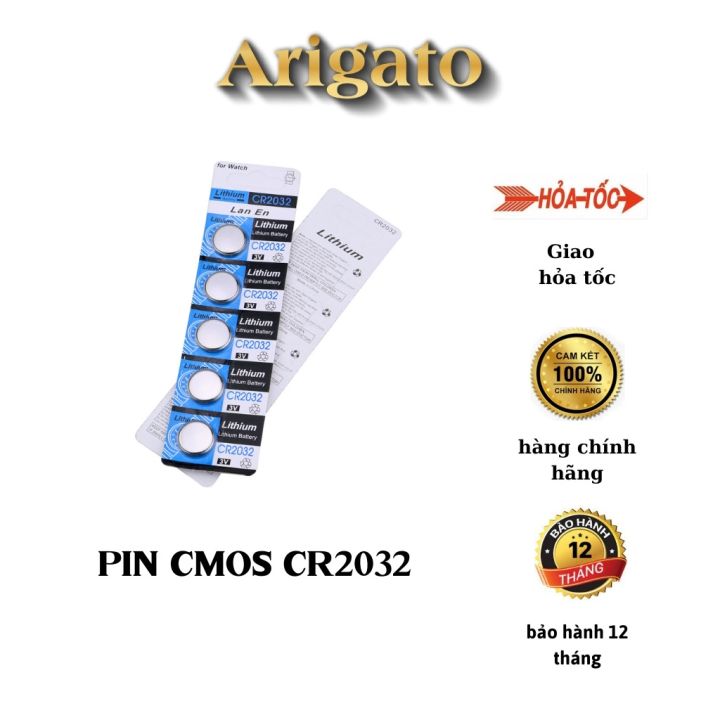 Pin CMOS LITHIUM 3V CR2032 - Dùng cho Main Máy Tính, Cân Tiểu Ly, Cân ...