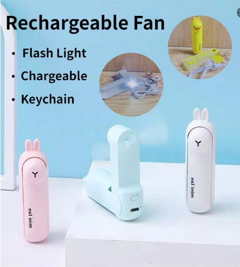 Handheld Fan with 4800 mAh Powerbank, Pocket Personal Fan, Enhanced ...