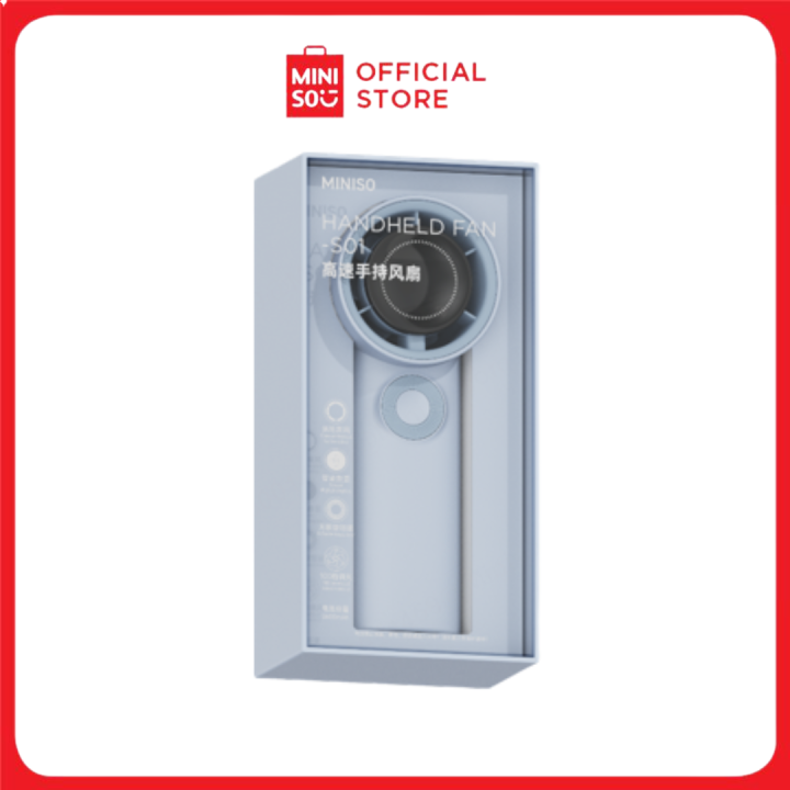 MINISO Master Series 3600mAh Long-Battery-Life High-Speed Fan (blue ...