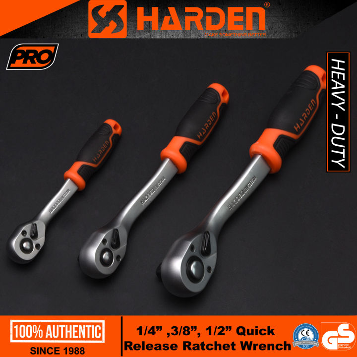 Harden Quick Release Ratchet Wrench 1/4", 3/8", 1/2" (PROFESSIONAL ...