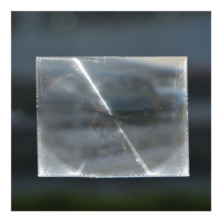 Rectangle Fresnel Lens Focal Length 100mm 130mm 160mm 220mm PMMA ...