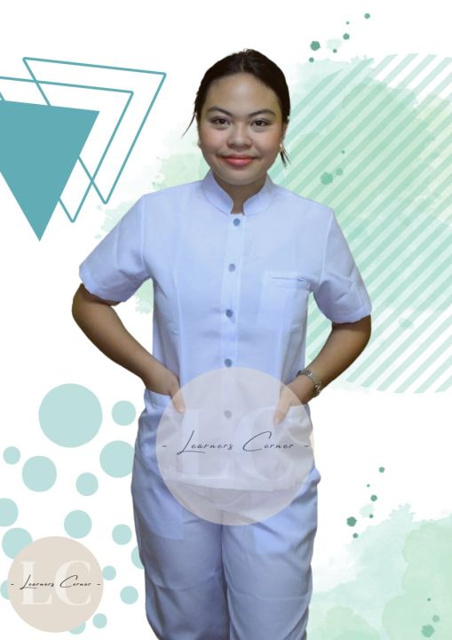 OLFU BS NURSING FEMALE UNIFORM(WITH OR WITHOUT OLFU PATCH) | Lazada PH