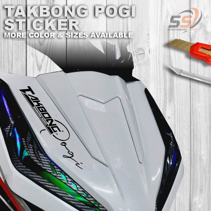 Takbong Pogi, Banking Konti Sticker - Takbong Pogi Decals, Cut out ...