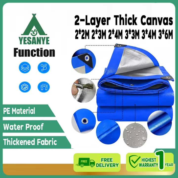 YESANYE Blue Sack Sakolin Waterproof Trapal 8ft Width(Per Meter ...