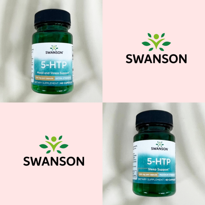 สารสกัดเมล็ดกริฟโฟเนีย 5-HTP Extra Strength 100 or 200 mg 60 Capsules [Swanson®] | Lazada.co.th