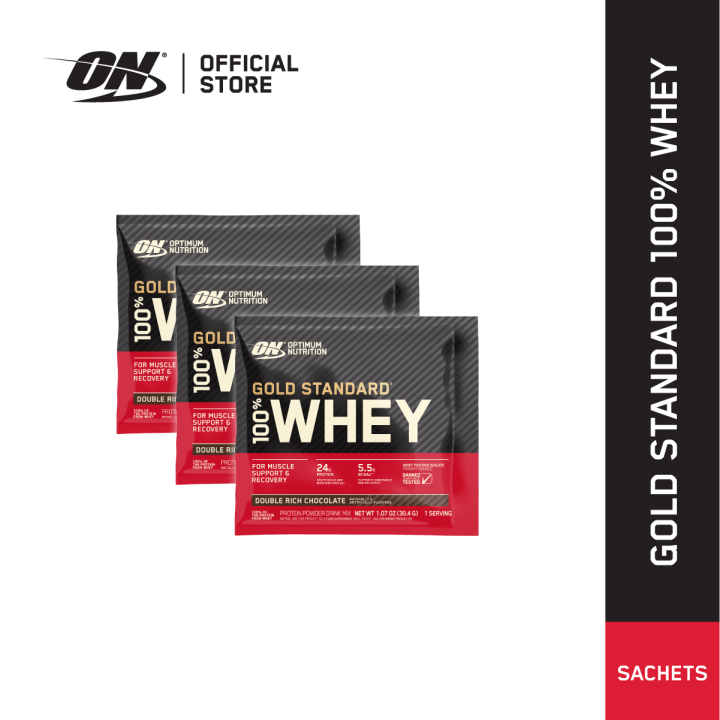 Optimum Nutrition Gold Standard 100% Whey Protein Sachet | Lazada PH