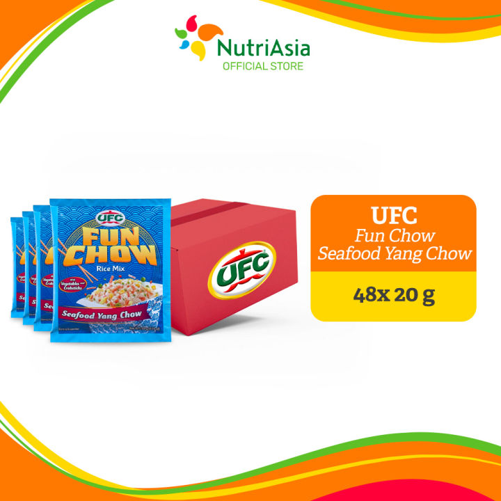 UFC Fun Chow Rice Mix Seafood Yang Chow 20g 1 Case (48pcs) | Lazada PH