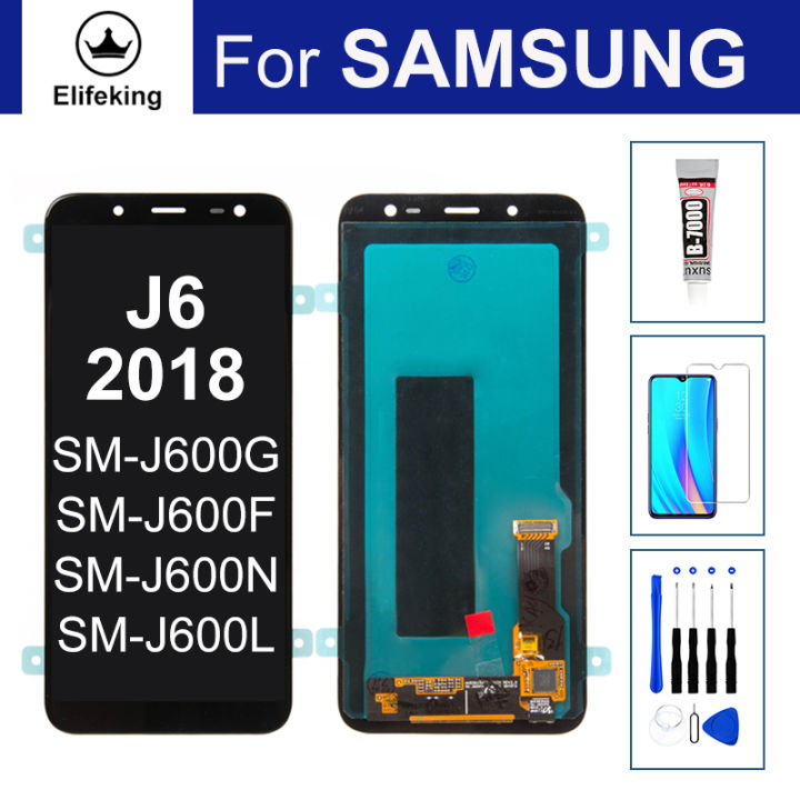 AAA+++ For Samsung Galaxy J6 J600F LCD Display Touch Screen Digitizer Assembly Replacement With ...