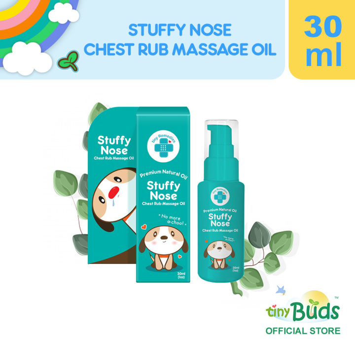 Tiny Buds Stuffy Nose Natural Baby Chest Rub Oil | Lazada PH