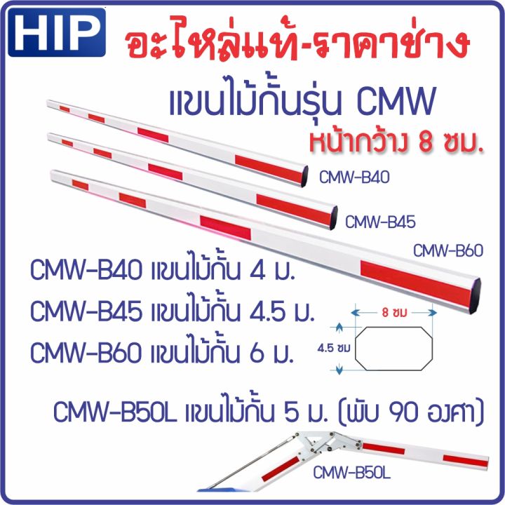 HIP แขนไม้กั้นหน้ากว้าง 8 ซม. รุ่น CMW1023 CMW1024 CMW1026 CMW1226 | Lazada.co.th