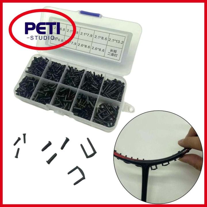 1 Box Badminton Racket Grommets Eyelets Wire Guard Tube Stringing Tools ...