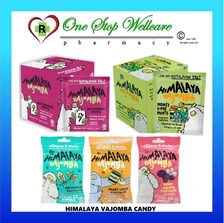HIMALAYA VAJOMBA HONEY LIME MINTS (EXP:12/2025) / ACTIWHOOSH (EXP:12/ ...
