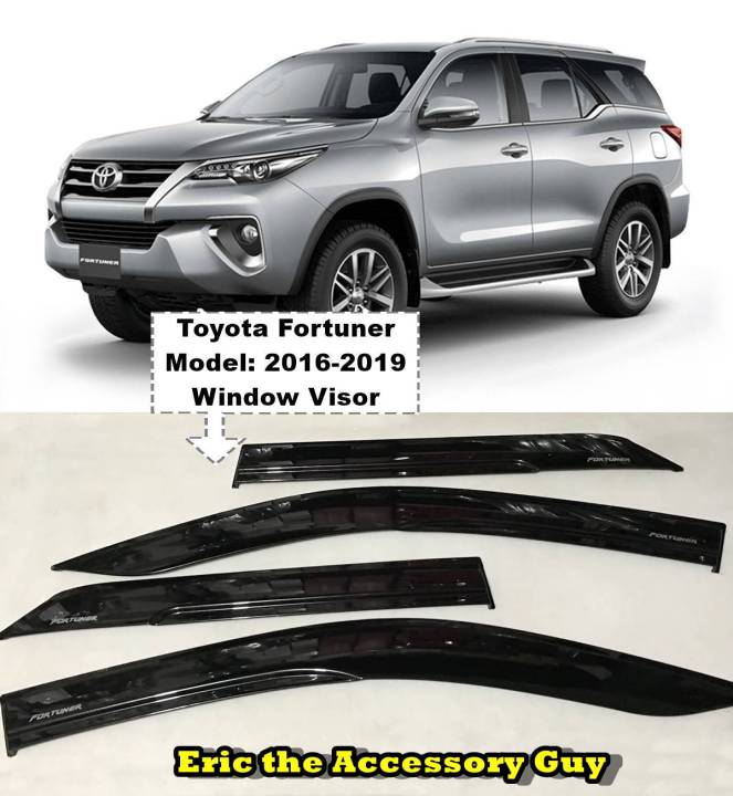 Toyota Fortuner Window Visor(2016-2019) | Lazada PH